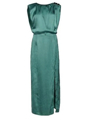 Ba&sh Maxi Dress Emerald Size Viscose - Green