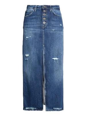 DONDUP Denim Skirt Size Cotton - Blue