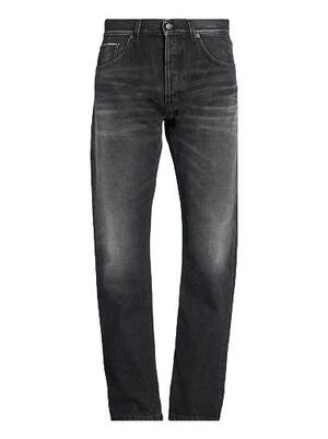 DONDUP Faded Cotton Straight-leg Jeans - Grey