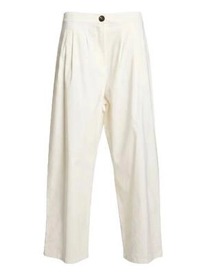 Liviana Conti Pants Ivory Size Viscose, Polyamide, Elastane - White