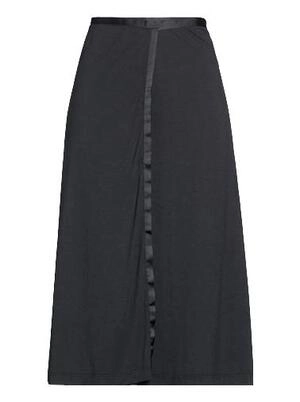 Majestic Filatures Midi Skirt Size Lyocell, Organic Cotton - Black