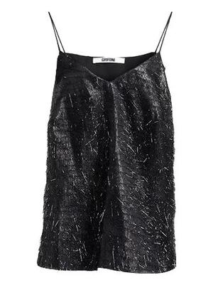 GRIFONI Metallic Camisole - Black
