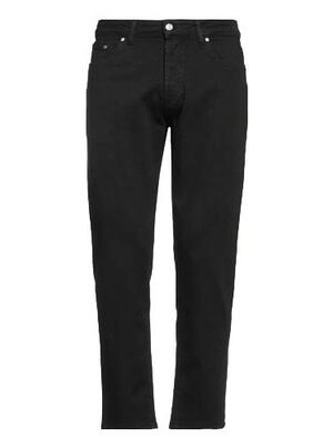 LIU •JO MAN Cotton Elastane Denim Trousers - Black