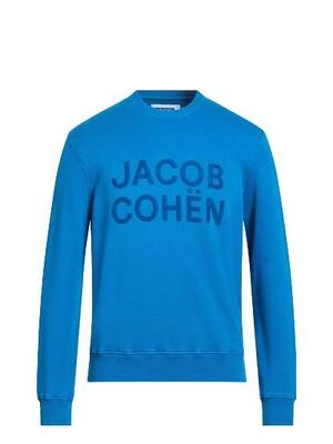 JACOB COHЁN Sweatshirt Azure Size Cotton, Polyamide - Blue