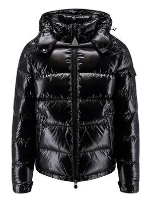 Moncler Maya Recycled Material Down Jacket - Black
