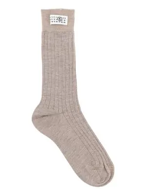 MAISON MARGIELA MM6 MAISON MARGIELA Ribbed Wool Blend Socks