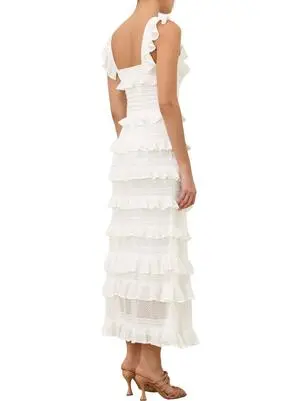 Zimmermann Valiant Lace Frill Camisole - Ivory