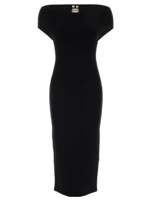 ALBERTA FERRETTI Jersey Off-the-shoulder Dress