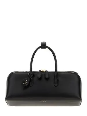 Alaïa Leather Small Delta Handbag - Black
