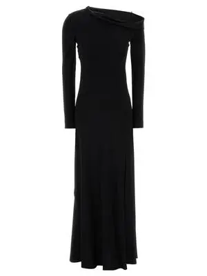 ALBERTA FERRETTI ALBERTA FERRETTI Crepe Maxi Dress With Slit