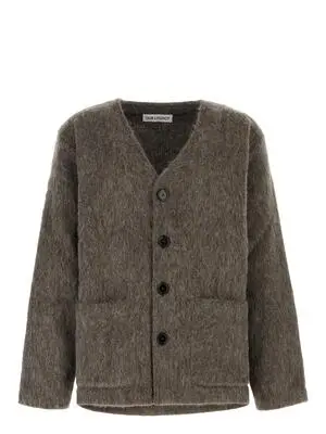 Our Legacy Mud Wool Blend Oversize Cardigan - Brown