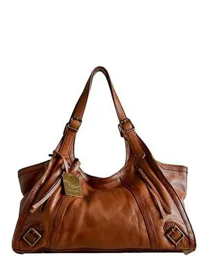 Free People We The Free Emery Winged Tote Bag - Saddle