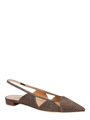 ARTEANA Savona Flat Slingback Glitter - Camel