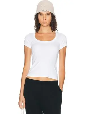 FLORE FLORE Lulu Baby Tee - White