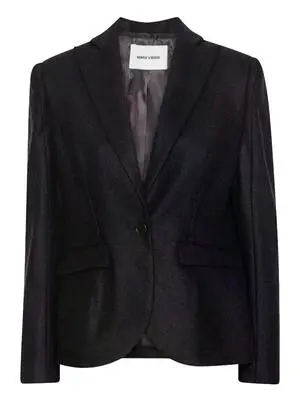 Henrik Vibskov Press Tailored Wool Blazer - Black