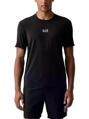 EA7 Logo-print T-shirt - Black