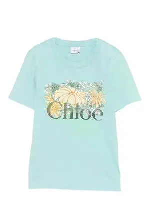CHLOÉ Flower-print T-shirt