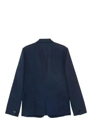 Paul Smith Single-breasted Patch-pocket Blazer - Blue
