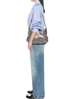 LOUIS VUITTON 2008 Monogram Mahina Xs Crossbody Bag - Silver