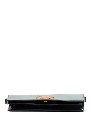 CELINE 2022 Shiny Calfskin Strass Triomphe Trapeze Shoulder Bag