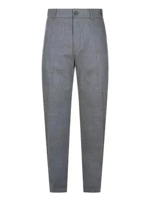 Eleventy Tailored Trousers With Pressed Crease - Grey