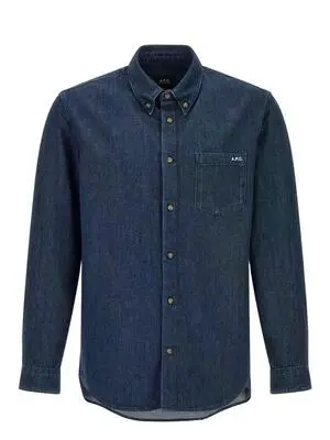 A.p.c. New Greg Shirt - Blue