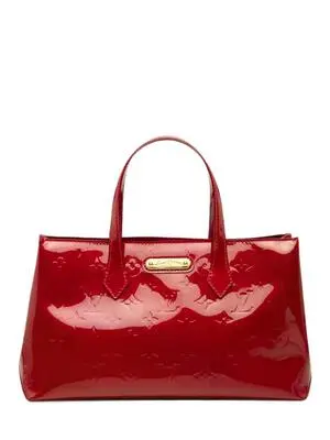 LOUIS VUITTON 2010 Monogram Vernis Wilshire Pm Handbag - Red