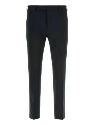 PT TORINO Pressed-crease Tailored Trousers - Blue