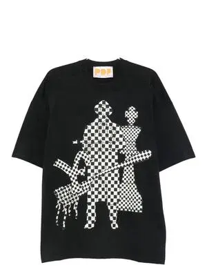 PDF Graphic-print T-shirt - Black