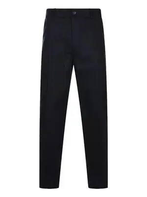 Eleventy Belt-loops Button-fastening Trousers - Blue