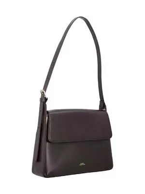 A.p.c. Virginie Flap Bag - Brown