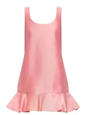 SELF-PORTRAIT Taffeta Mini Dress - Pink