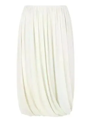 Cinq À Sept Cinq A Sept Calden Bubble-Hem Midi Skirt Neutrals