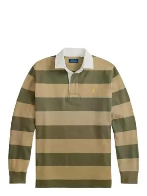 Polo Ralph Lauren Striped Cotton Polo Shirt - Green