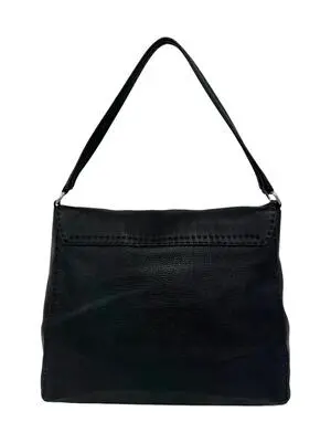 Prada Vitello Daino Shoulder Bag - Black