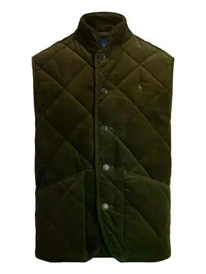 Polo Ralph Lauren Quilted Corduroy Vest - Green