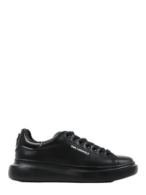 Karl Lagerfeld Logo Print Chunky Sole Sneakers - Black