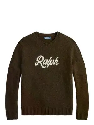 POLO RALPH LAUREN Polo Ralph Lauren Logo Intarsia Crew Neck Sweater