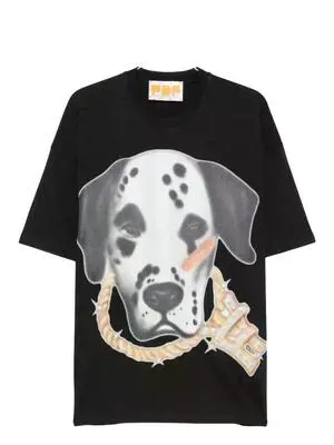 PDF Graphic-print T-shirt - Black