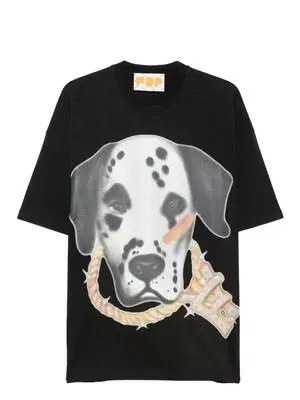 PDF Graphic-print T-shirt - Black