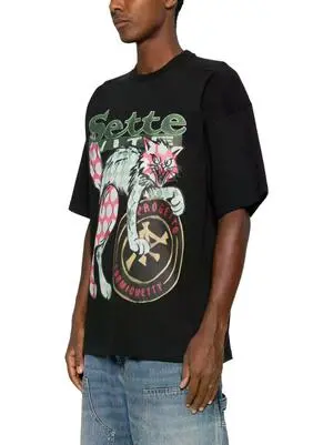 PDF Graphic-print T-shirt - Black