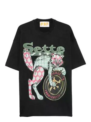 PDF Graphic-print T-shirt - Black