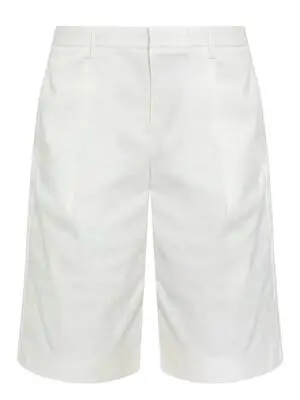 MATTEAU Pleated Cotton Chino Shorts