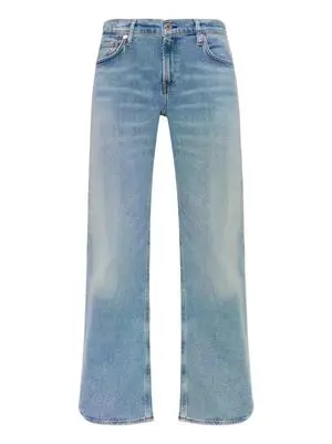 Citizens Of Humanity Nora Faded Straight-leg Jeans - Blue