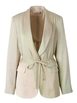 Herno Belted Shawl-lapel Blazer - Neutrals
