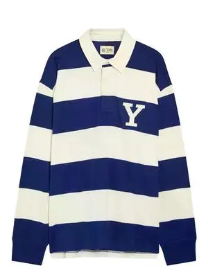 Gant Yale Striped Polo Shirt - Blue