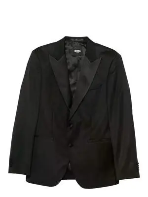 BOSS Satin-lapel Dinner Jacket - Black