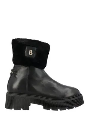 Bogner Turin Logo Plaque Ankle Boots - Black