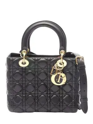 DIOR 2000s Lady Dior Two-way Cannage Tote Bag