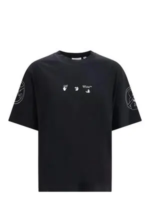 Off-White Logo-print Short-sleeve T-shirt - Black